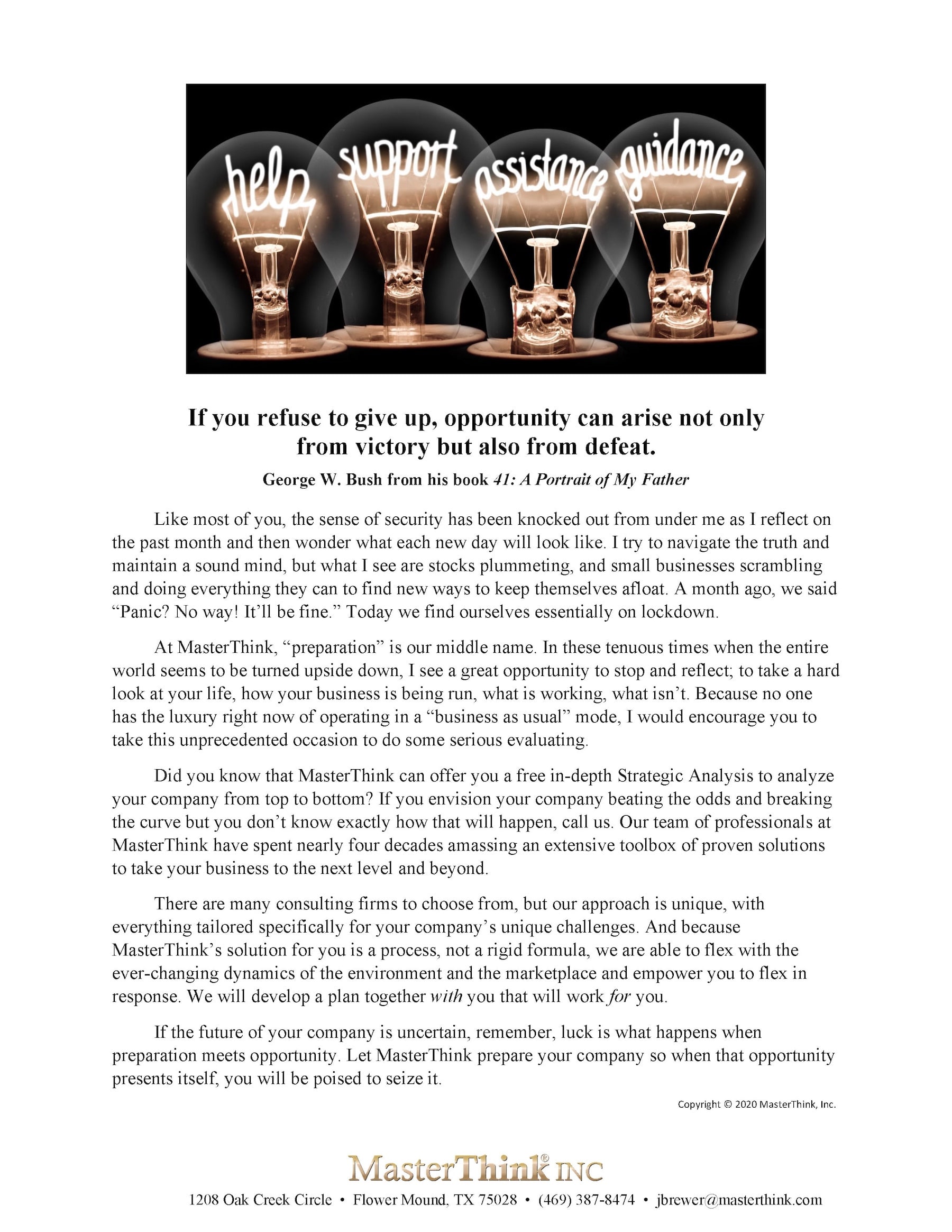 MasterThoughts | MasterThink®, Inc.